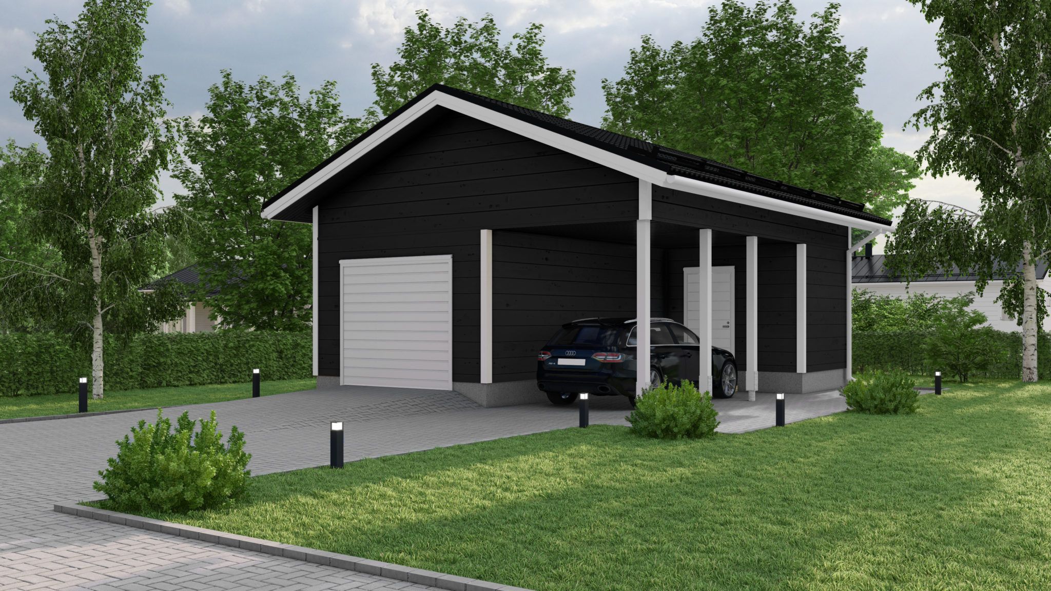 Muuttovalmiin talopaketin muunneltavuus - Designtalo